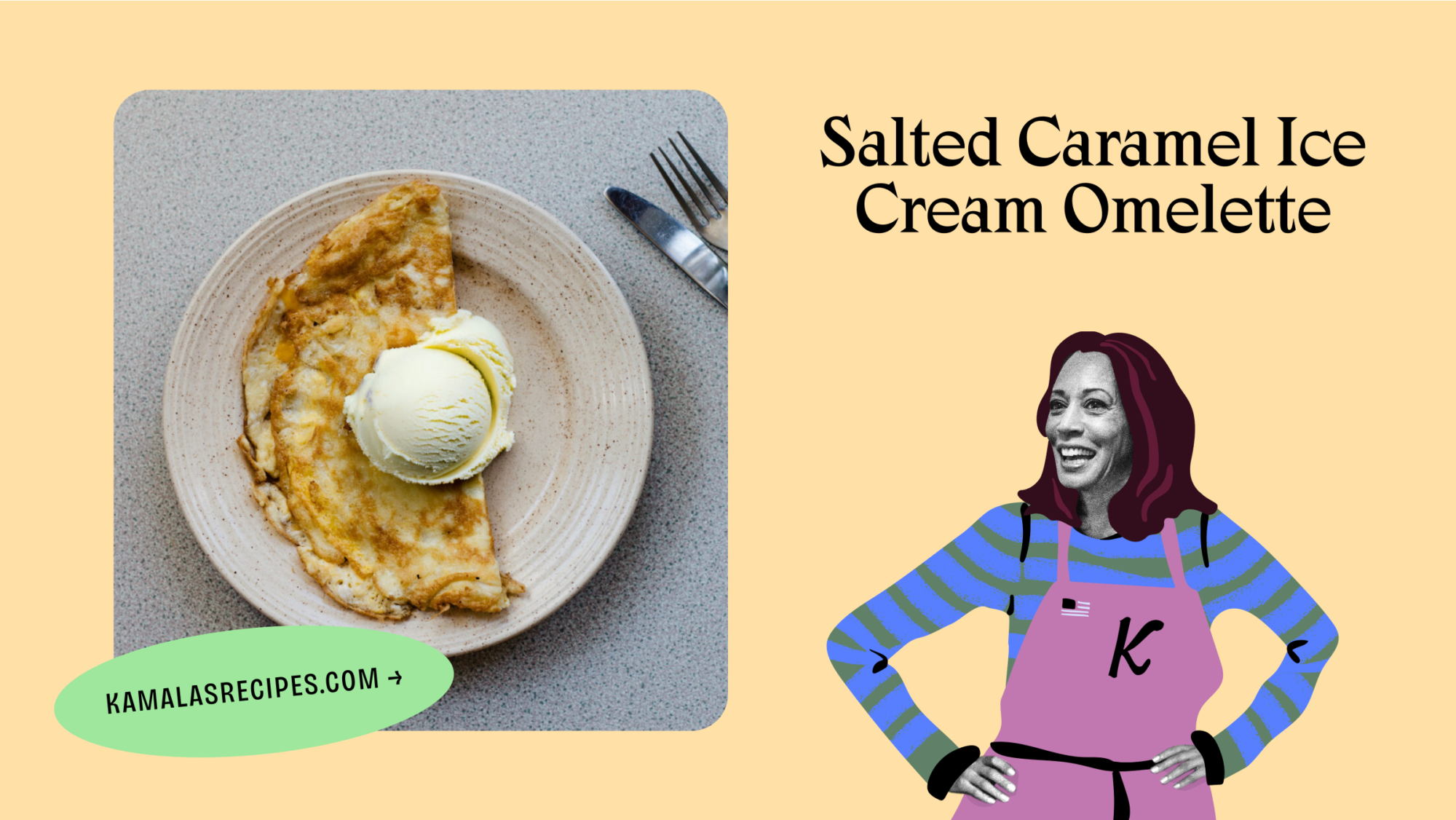 Kamala's Recipes - Salted Caramel Ice Cream Omelet - Dishes inspired by ...