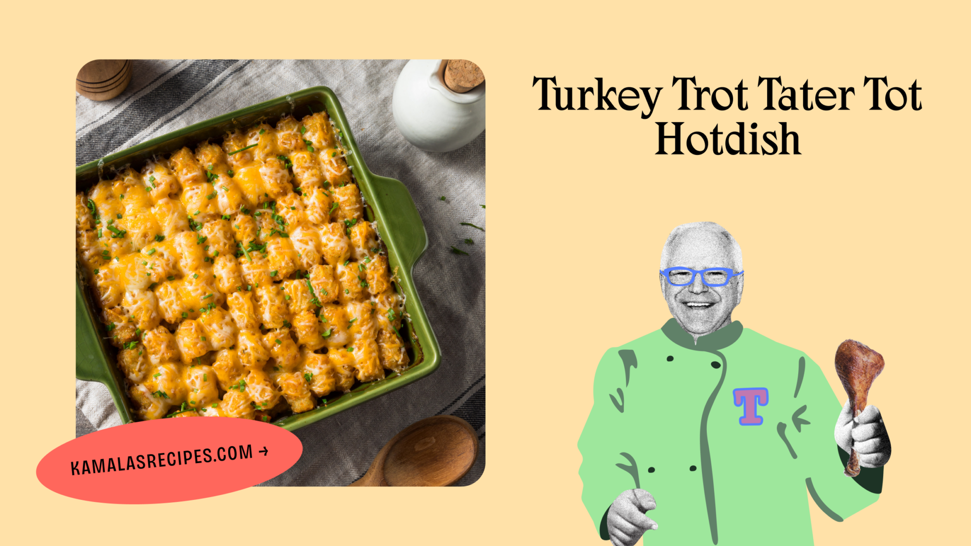 Kamala's Recipes - Turkey Trot Tater Tot Hotdish - Dishes inspired by ...