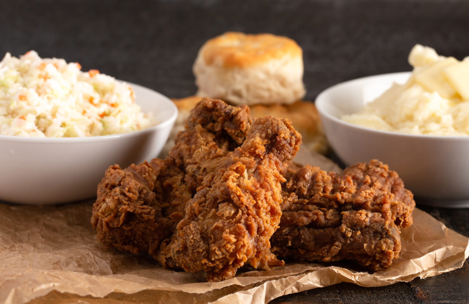 Kamala's Recipes - Let's Get Loud Fried Chicken & Coleslaw - Dishes ...